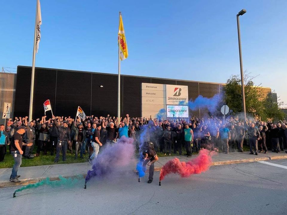 À l'usine de pneus de Bridgestone à Joliette : l'esprit de lutte est ...